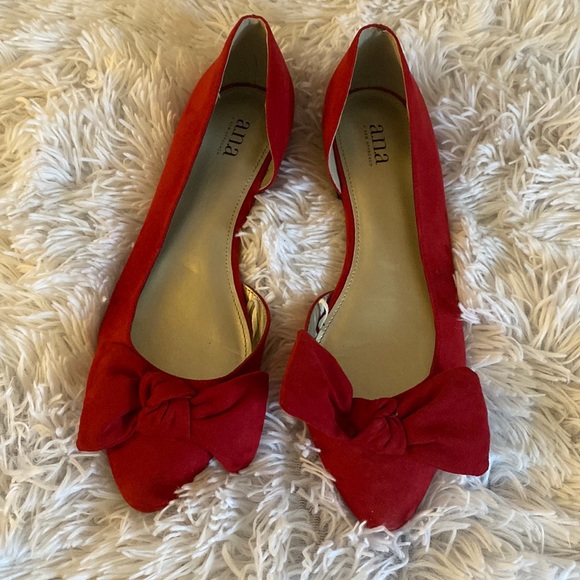 Shoes | Red Bow Flats | Poshmark